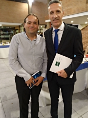 El vocal del COPCLM, Félix Hernández, asiste al acto de apertura de curso académico del Centro ...
