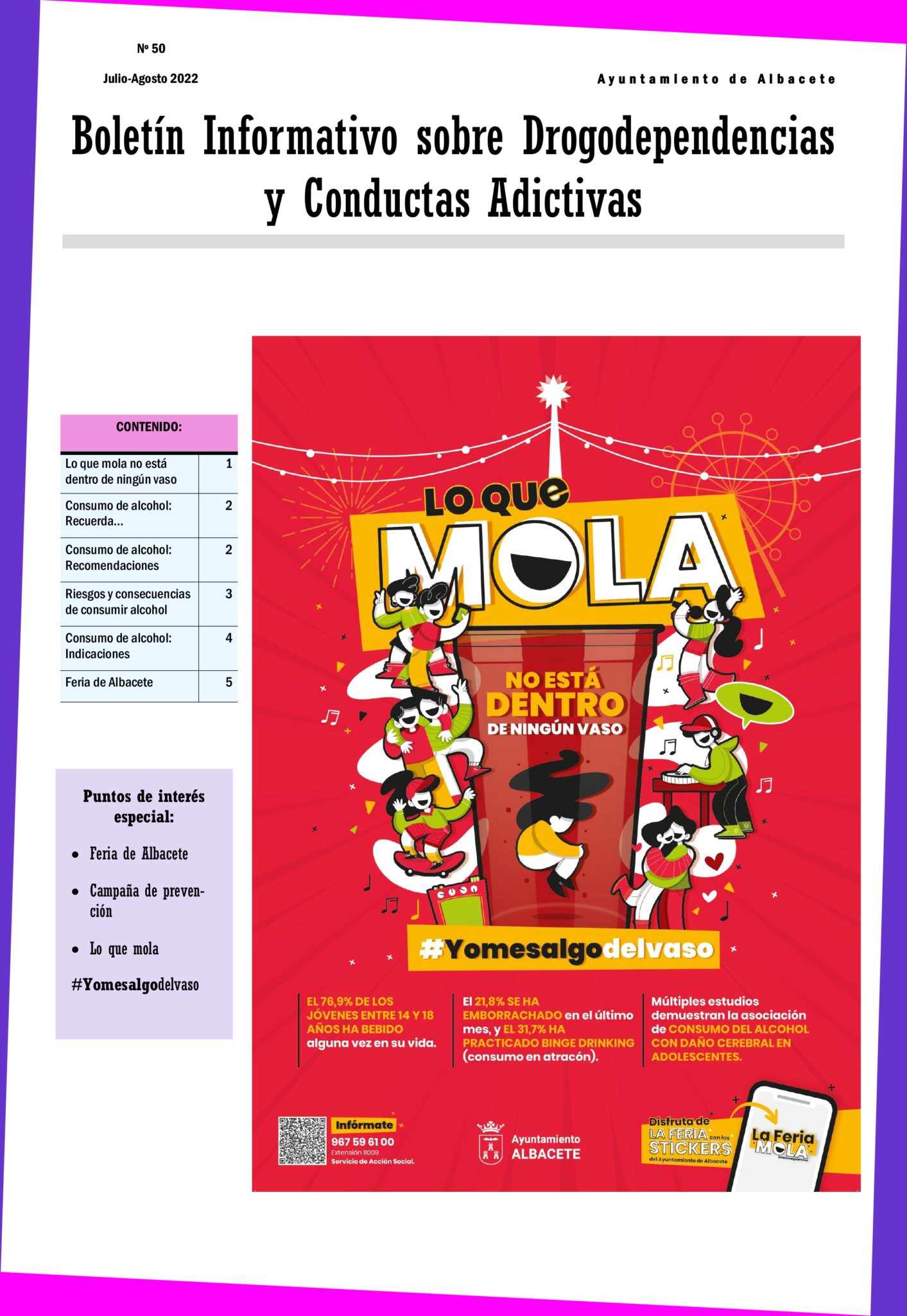 Portada Boletín Informativo Nº 50 – Colegio Oficial de la Psicología de ...