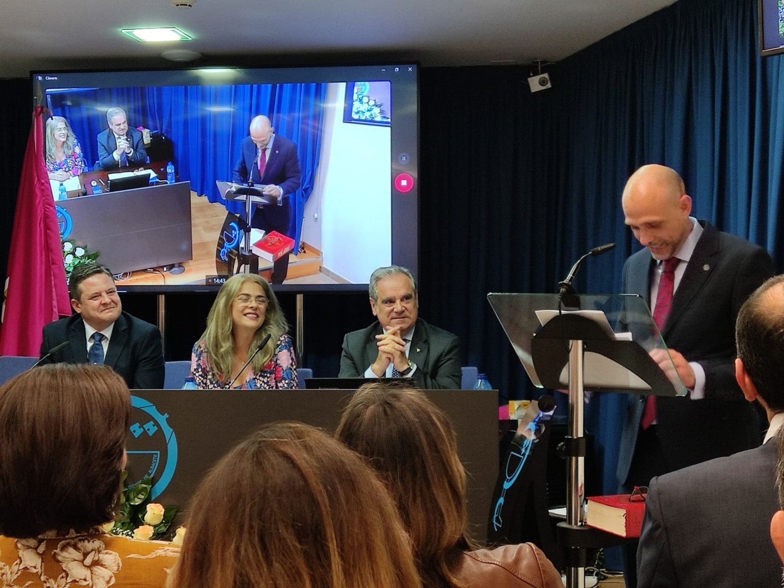 El COPCLM asiste a la toma de posesión de la nueva Junta de Gobierno del Colegio Oficial de ...